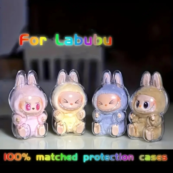 LaBuBu | Toys | Labubu Clear Protection Case For Have A Seat Labubu ...
